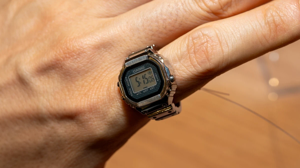 La Smart Ring De Casio Est En Fait Une Montre à Vos Doigts